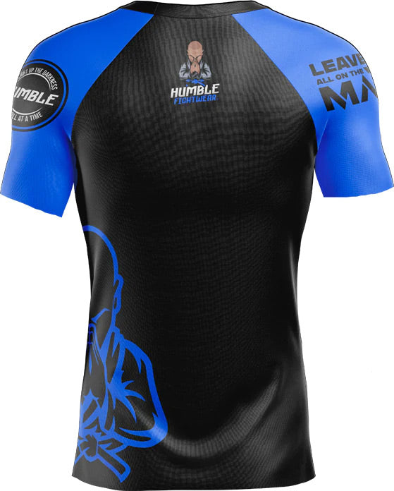 Humble Ranked Rash Guard Blue – The Fight Club