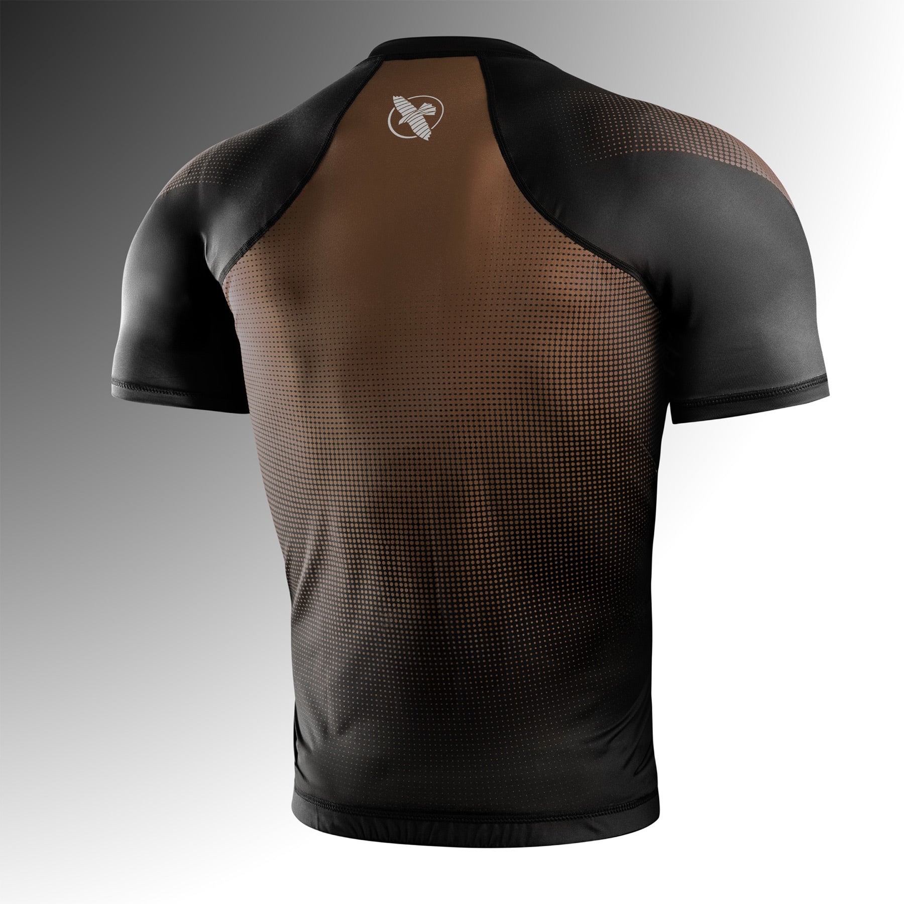 Hayabusa Pro Ranked Short Sleeve Rash Guard Brown – The Fight Club